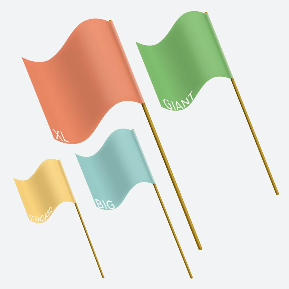 Bandera con Palo impresa en tela varios tamaños. Venzes Comunicación